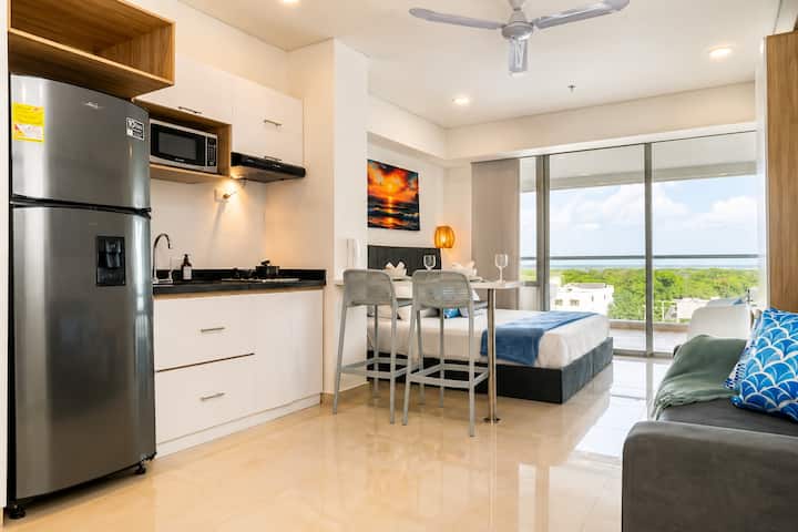 Cb634 Vista Hermosa - Suite Cama King Balcon Priv - Cartagena, Colombia