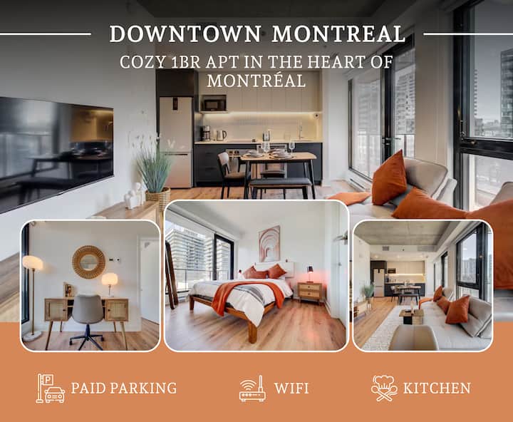 Central City Stay | Walk To Everything - Montreal