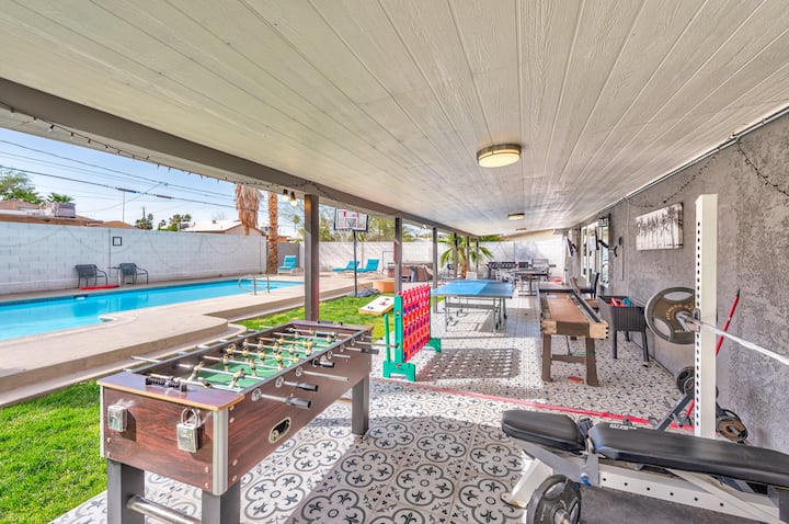 Fun Dream Las Vegas 4br-pool/spa/games | 5minstrip - Las Vegas, NV