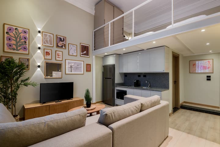 Historic Cairo Downtown Loft-d13 - 카이로