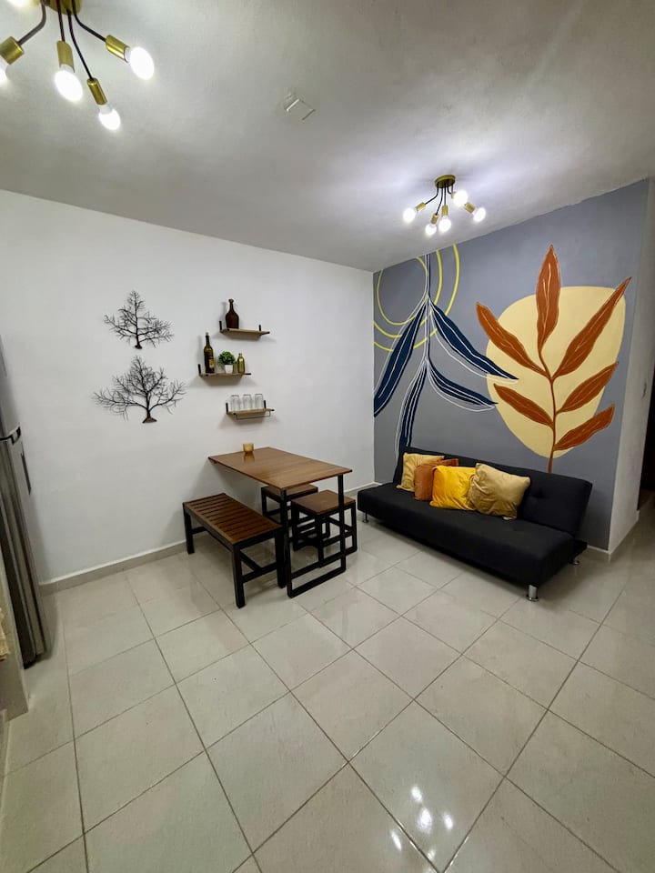 Depa Muy Bonito A/a | Wifi Excelente Ubicación - Cancún