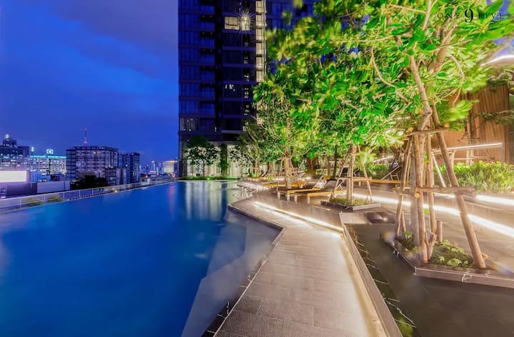 A曼谷市中心豪华网红公寓/交通方便/四面佛/郑王庙/ - Bangkok