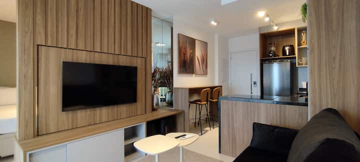 M215 Moderno Chic Completo | Ac | Vaga | Lazer Top - Campinas