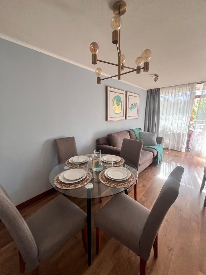 Exclusivo Dpto100% Equipado En ÑUñoa. 2d2b Terraza - Santiago