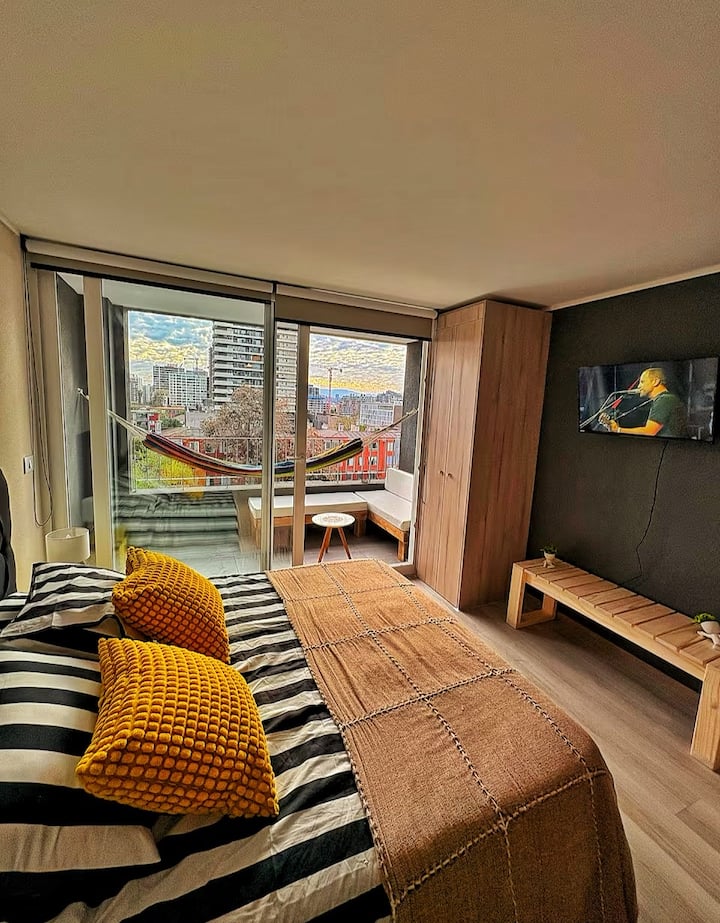 Nuevo Moderno Studio | Terraza | Metro ÑUñoa - Ñuñoa