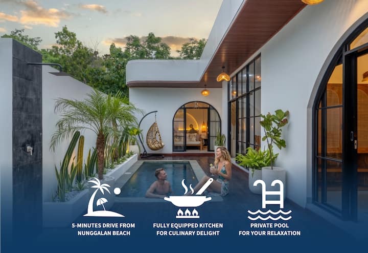 Uluwatu Rustic-modern Villa W/ Pool & Nature Feels - Uluwatu