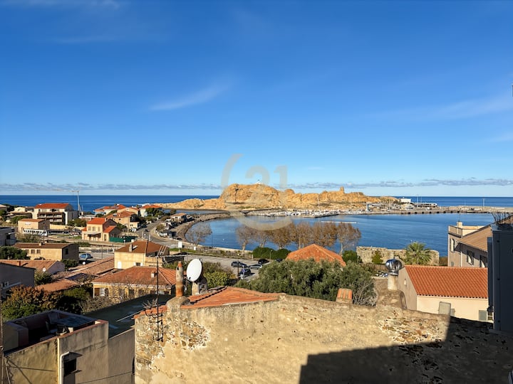 Superbe T5 – Vue Iles De La Pietra & Centre-ville - Isola Rossa