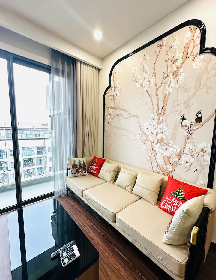 Masteri Waterfront-3 Beds Indochina Style Apt 69m2 - Trâu Quỳ