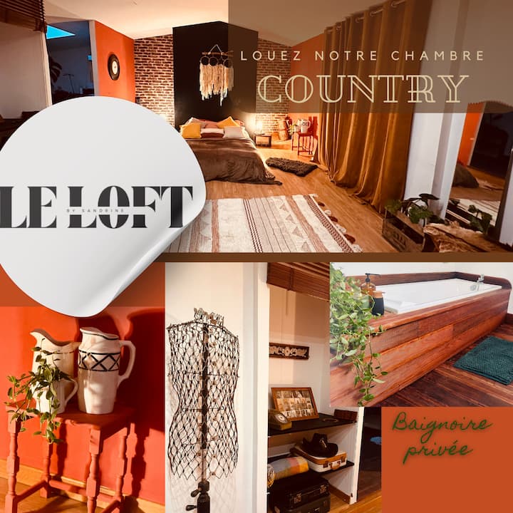 Chambre Country - Loft Atypique - Troyes