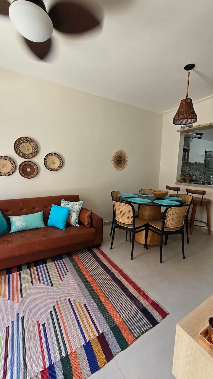 Charmoso Apartamento Na Praia Grande. - Ubatuba