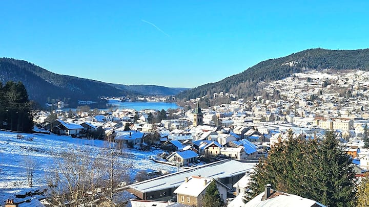 F2-vue Incroyable Sur Lac/ville+balnéo+400m Centre - Gérardmer