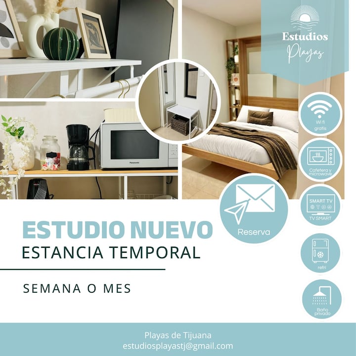 Estudio Cómodo Céntrico Playas De Tijuana. - Playas De Tijuana