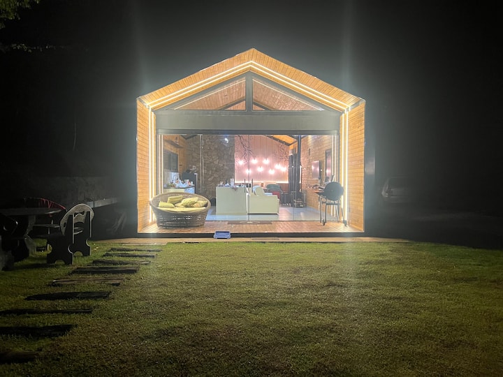 Cabanas Nórdicas - Asgard, Ofurô Externo Com Vista - Santo Antônio do Pinhal