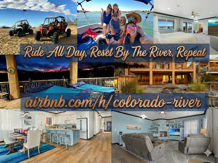Colorado Riverfront 3br, 3ba W/ Private Dock Az - Blythe, CA