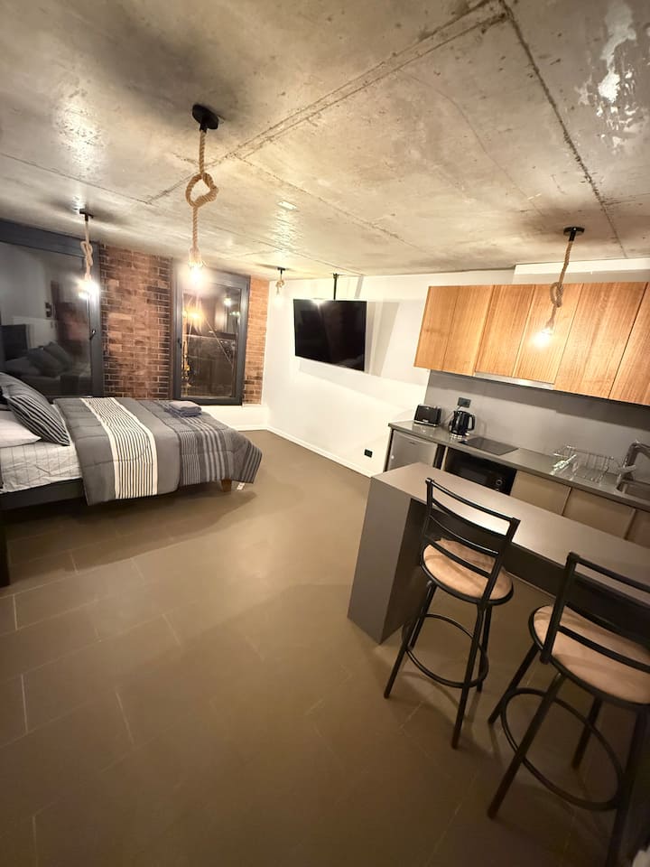 Moderno Dpto Estilo Industrial - Valparaíso