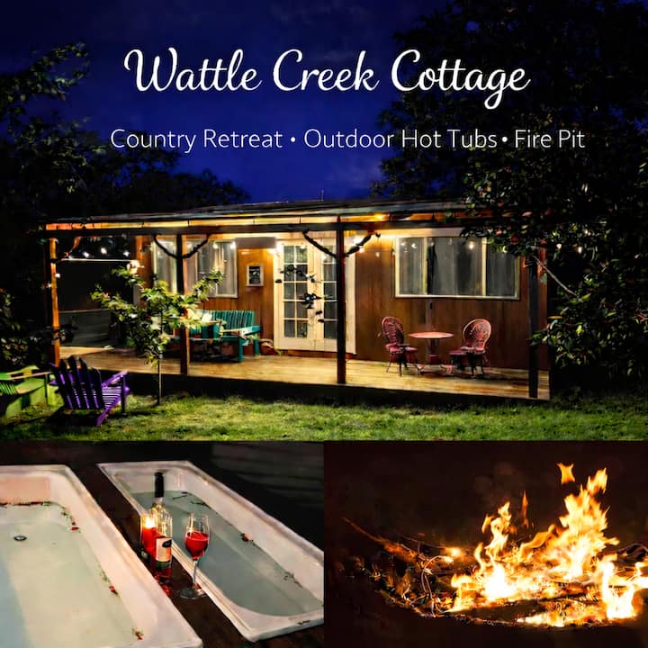 Country Cottage Retreat With Hot Tubs And Fire Pit - Amberley