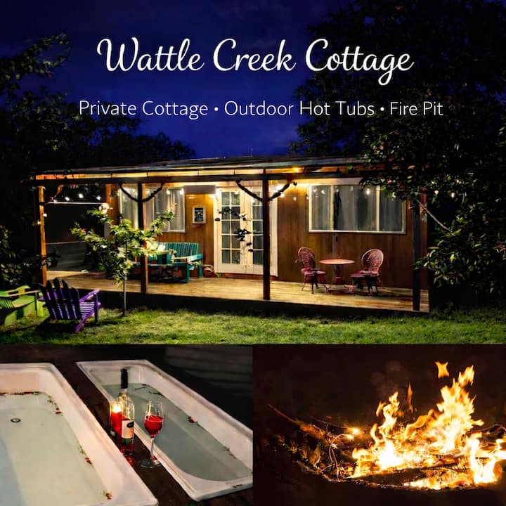 Private Cottage Retreat With Hot Tubs And Fire Pit - Amberley