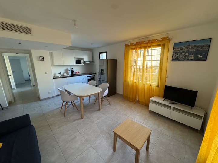 T2 Rdc & Pmr Sainte-anne, Tout Confort & Parking - Marsiglia