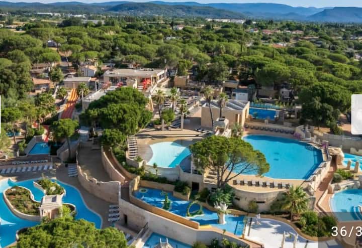 Mobil Home (Clim) 6p Camping Les Cigales Au Muy - Les Arcs