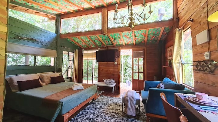 Ofurô/lareira/cozinha- Experiência De Mata! - Brazil