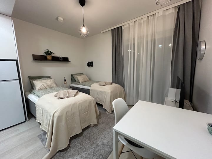 Mattilanniemi Studio Ruusupuisto+autohallipaikka - Jyväskylä