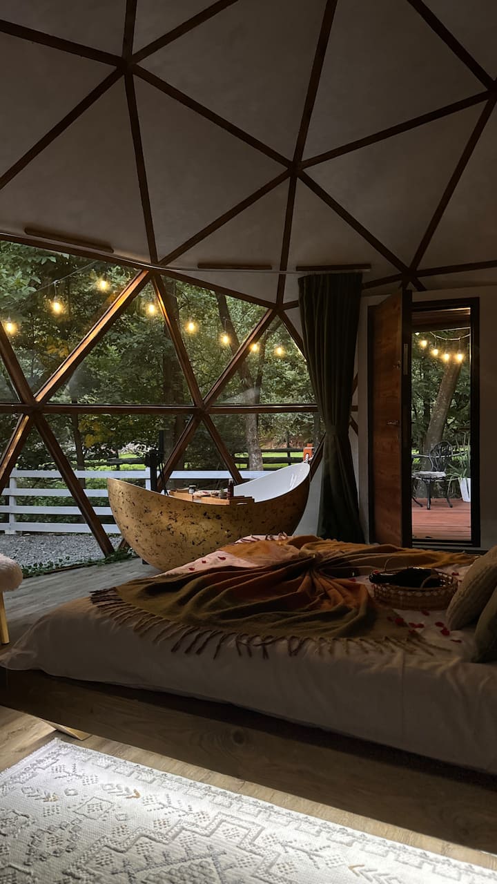 Riverside Dome- Romantic Escape With Private Ofuro - Jina