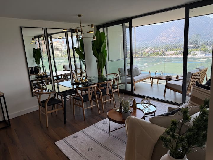 Moderno Depto. Piscina Climatizada, Cercano A Mall - Chili