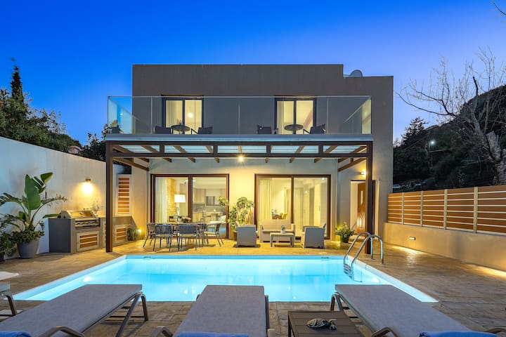 Villa Fotinou Heated Pool & Free Bikes Awaits - Plakias