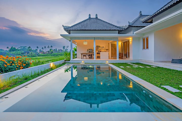 2 Br Villa With Rice Fields View - Free Breakfast. - Bali