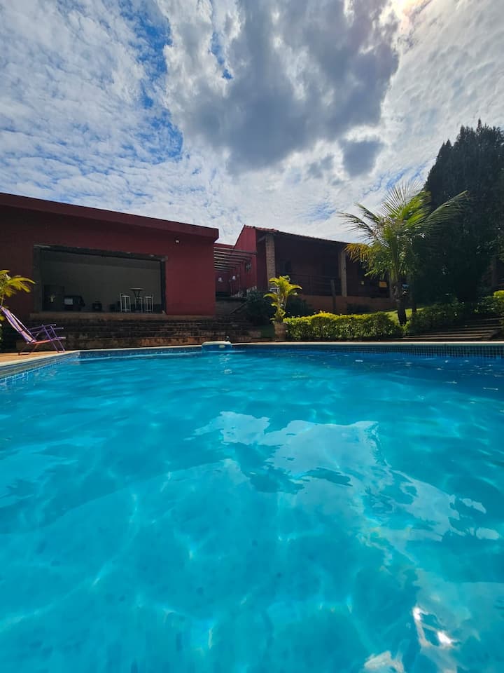 Casa De Campo Com Piscina - Próximo Hopi Hari - Itupeva