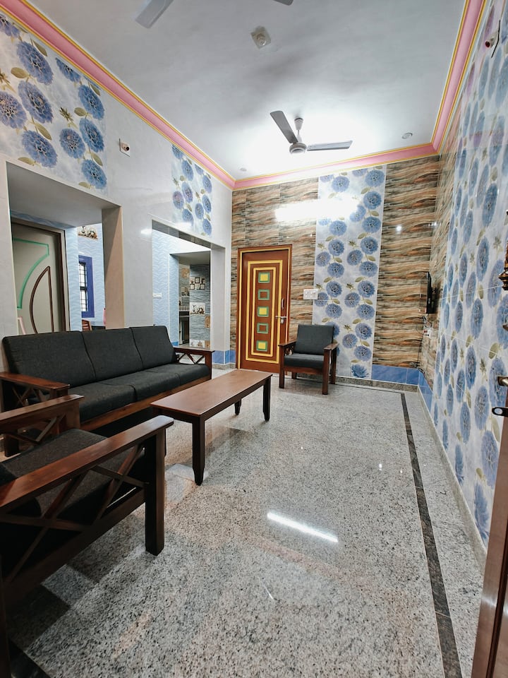 Fully Furnished A/c 2 Bhk Nr Cmc - Saibalahomestay - Vellore