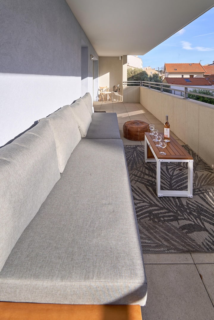 Belle Escale – Terrasse-parking-wifi - Toulon