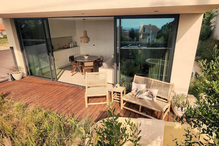 Yuna Viana 2 : Lodge Bain Extérieur & Vue Mer - Viana do Castelo