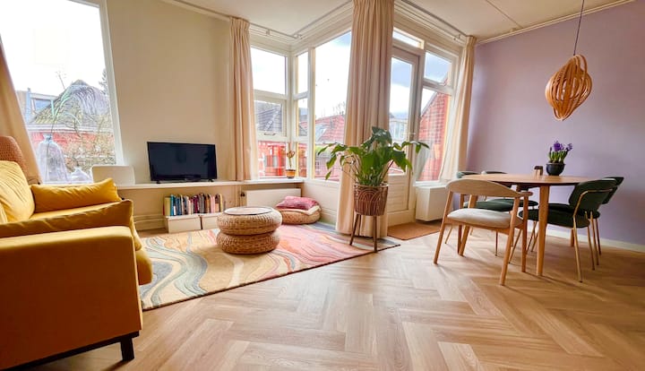 Licht En Stylish Appartement Bij Het Park - Groningen