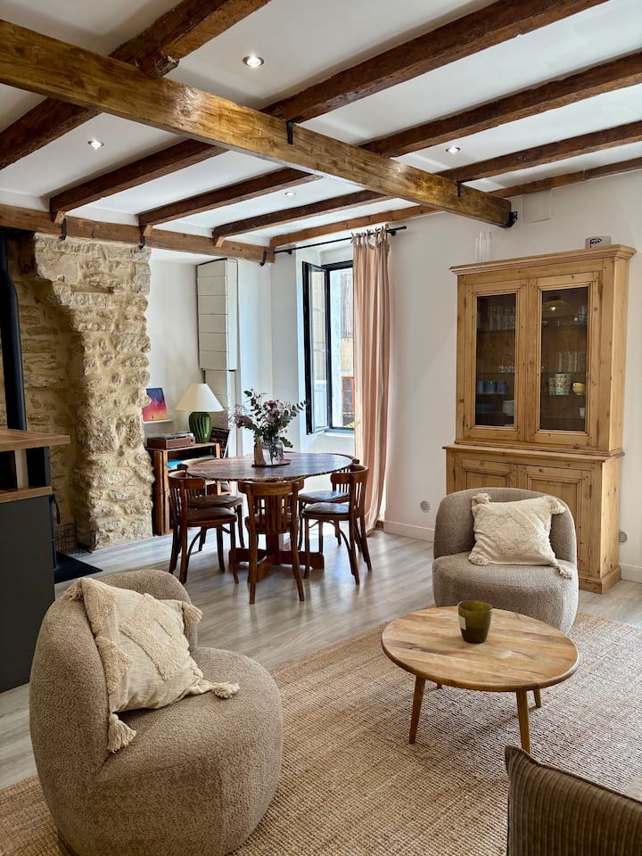 Maison De Charme Avec Cour Et Cheminée - Provence - Bollène