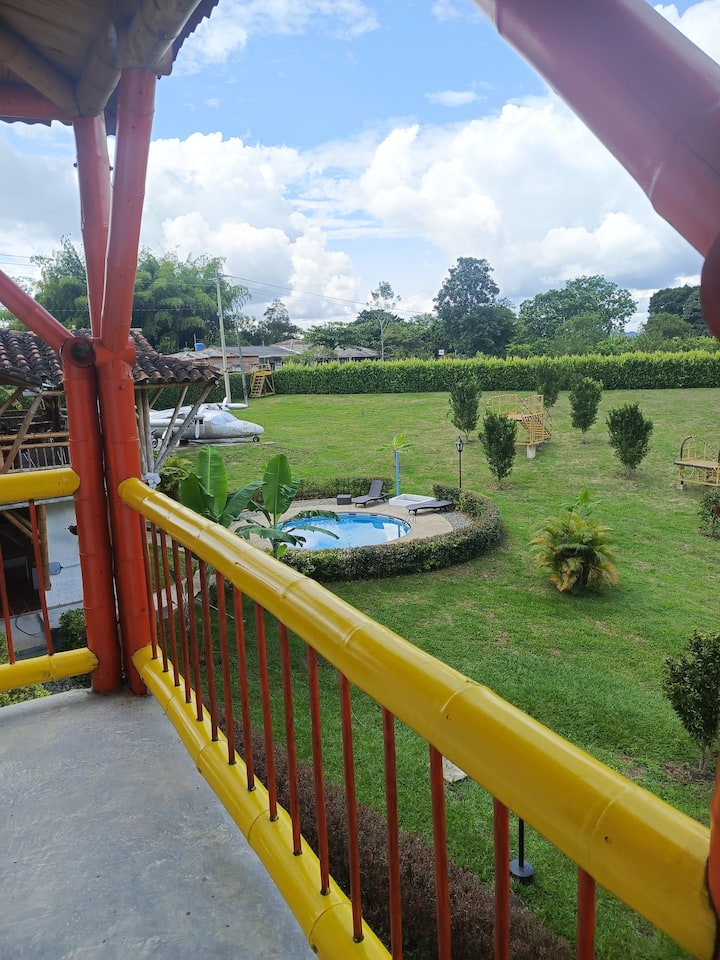 Magnífica "Bamboo House" Cerca Al Parque Del Café - Quindío