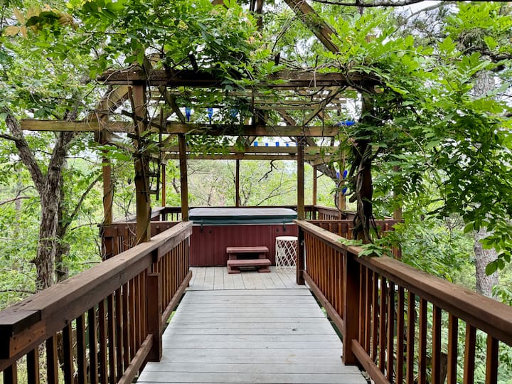 True Cabin Experience With King Beds & Hot Tub - Eureka Springs, AR