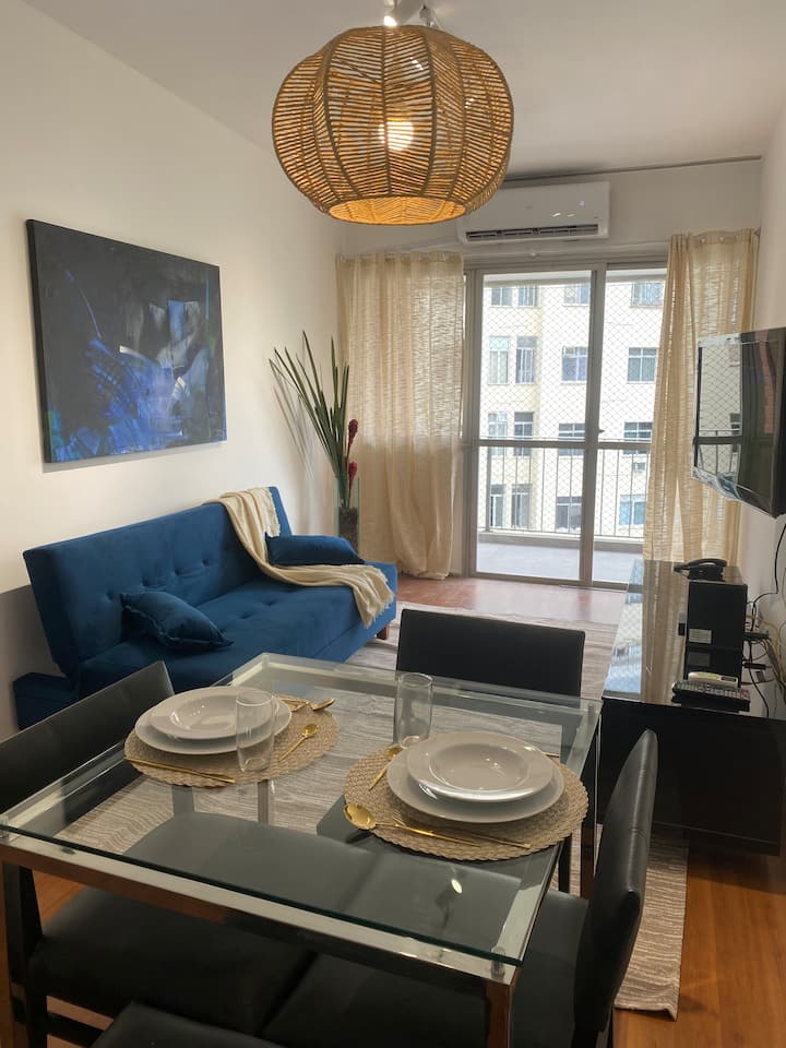 Copacabana-varanda/piscina/sauna/jacuzzi/academia - Copacabana