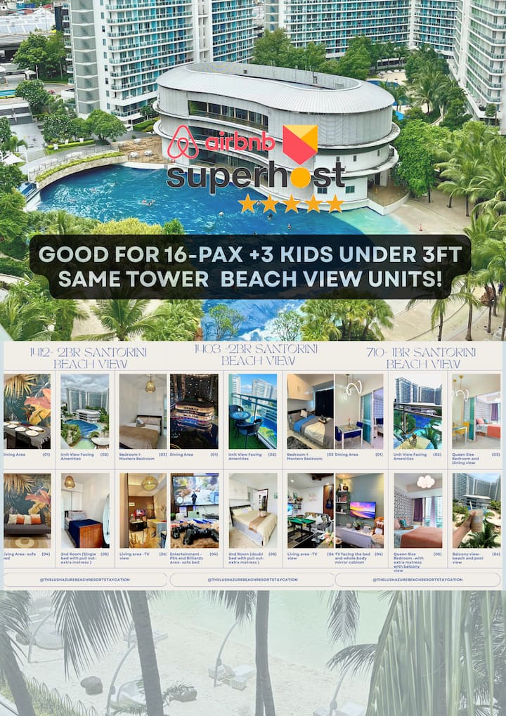 Beach Squad Goals | 16 Pax Azure Stay - Manila