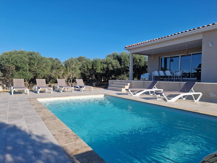 Villa Neuve Piscine Privée Chauffée Bonifacio - Bonifacio
