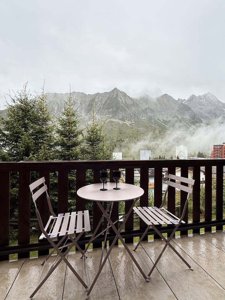 Altaquota House-100mt Dalle Piste-vista Panoramica - Passo del Tonale