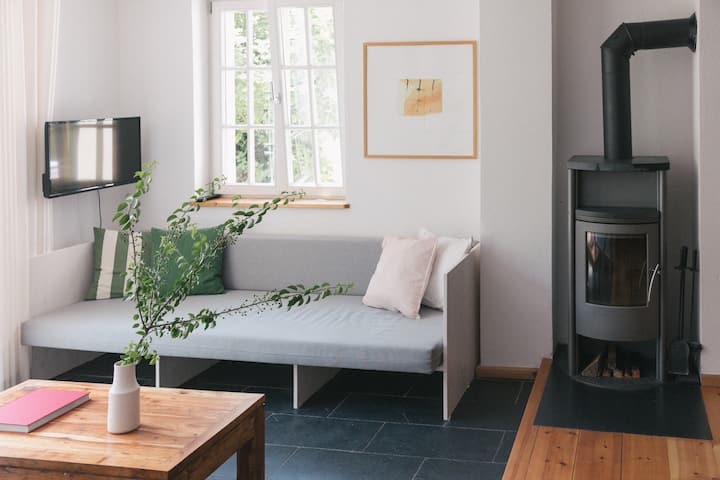 Remise Eg: Kaminofen & Wasserzugang - Werder