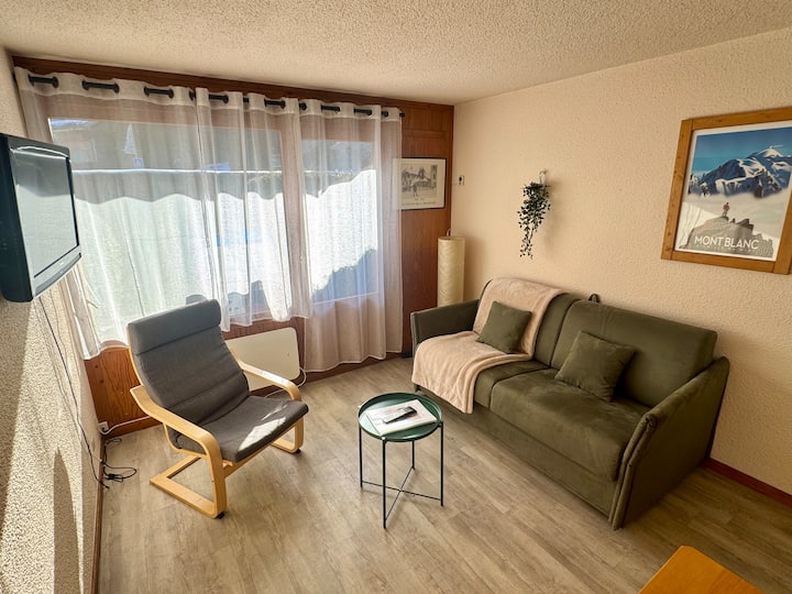 Grand Studio Rez-de-jardin Au Pied Des Pistes - Les Houches