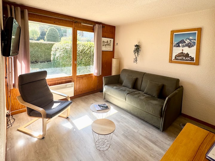 Grand Studio Rez-de-jardin Au Pied Des Pistes - Les Houches