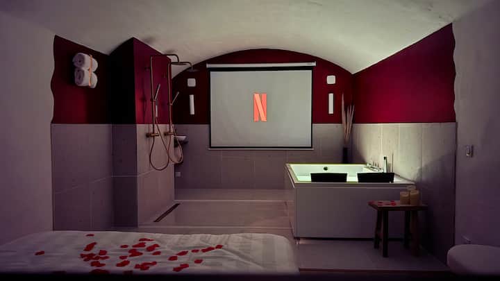 "L'écrin D'amour" - Suite, Spa & Double Douche - Assieu