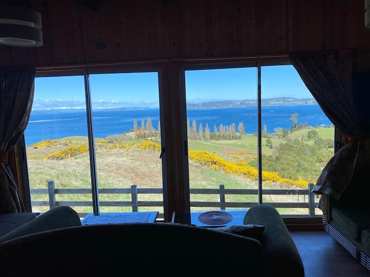 Cabaña Con Hermosa Vista Al Mar - Dalcahue