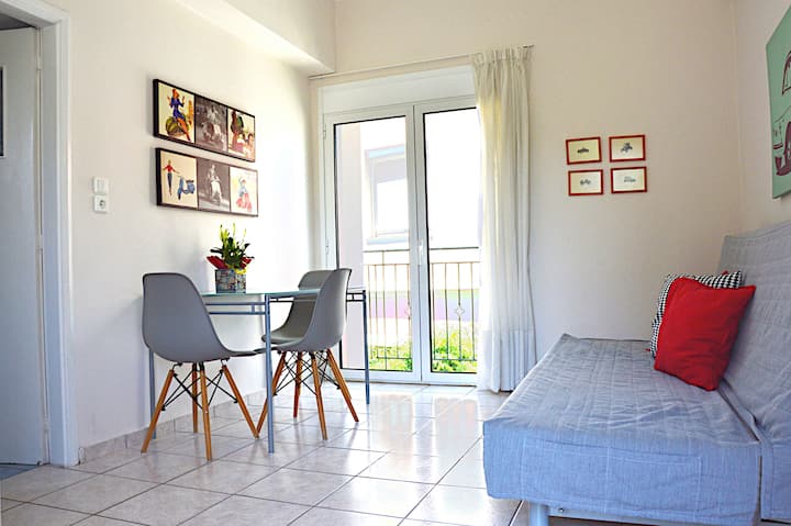 A5. Balcony,8' Beach Oldtown Center - Chania