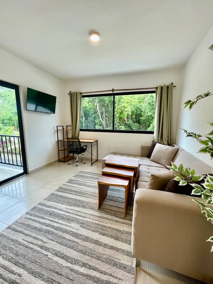 Amplio Departamento Con Alberca - Puerto Morelos