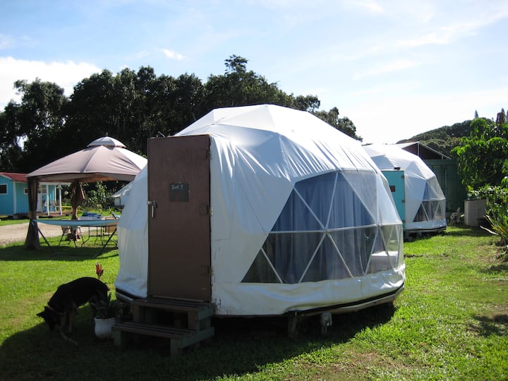 4m Dome Tent Getaway Laie, Oahu - Hawaï