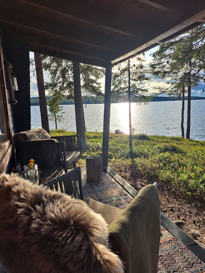 Blue Moment - Forest Magic, Beach And Aurora View - Lapland